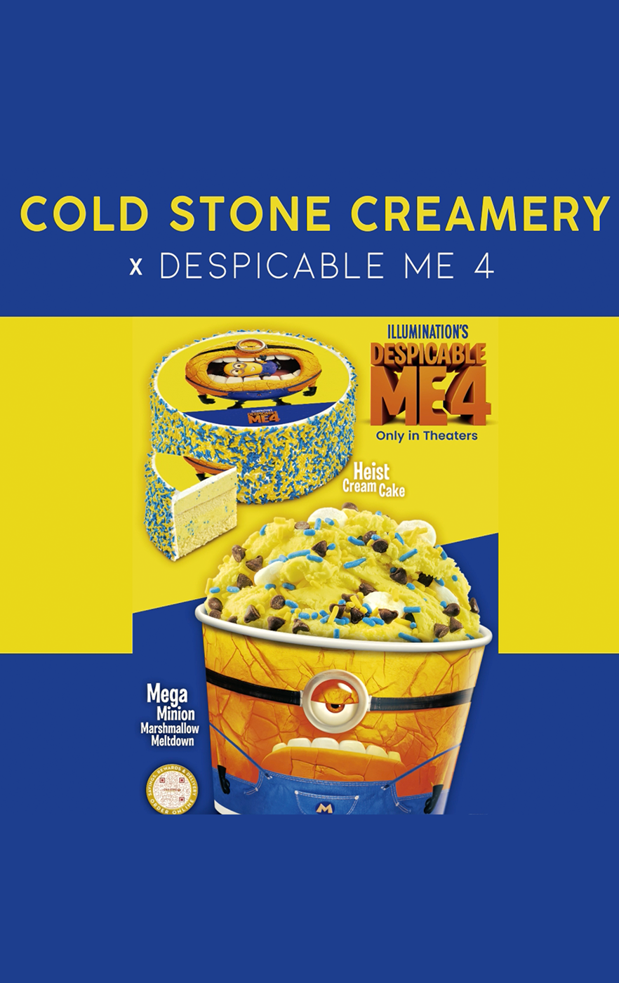 Cold Stone Creamery's Despicable Me 4 Influencer Marketing Campaign ...